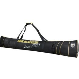 BRUBAKER Skitasche Carver Pro Ski Tasche "Grenoble" Schwarz (Skibag für Skier und Skistöcke