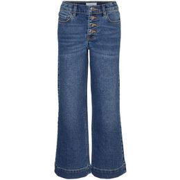 Vero Moda GIRL - Jeanshose VMDAISY WIDE LEG in medium blue, Gr.116
