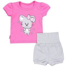 TupTam Shirt & Hose TupTam Baby Mädchen Sommer Bekleidung T-Shirt Shorts Set