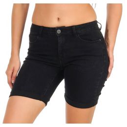 Véro Moda Vero Moda Jeansshorts VERO MODA Damen Jeans Shorts VMHOT Seven Nw DNM Long 10193078 Jeans 5-Pocket Pants aus hochwertigem Stoff