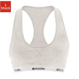 ROOXS Bustier Damen Soft BH Bustier (1-tlg) Baumwolle Racerback BH für Yoga und Freizeit