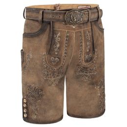 Pezzo D'oro Trachtenlederhose Lederhose kurz