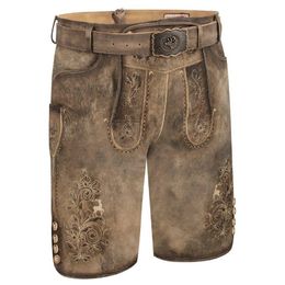 Pezzo D'oro Trachtenlederhose Lederhose kurz