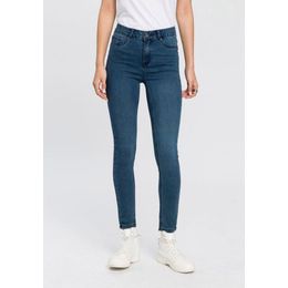 Arizona Skinny-fit-Jeans Ultra Stretch High Waist, blau