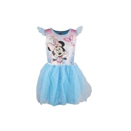 Disney Minnie Mouse Tüllkleid Minnie Mädchen Kinder Kleid Gr. 104 bis 134