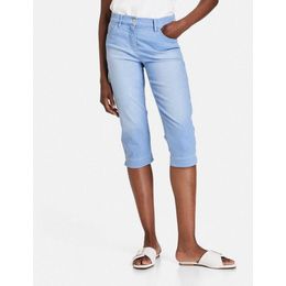 Gerry Weber 7/8-Jeans Caprihose BEST4ME mit Saumschlitzen