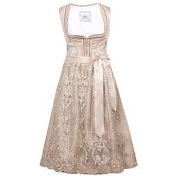 Marjo Trachtenkleid Midi Dirndl 2tlg. 75cm DORIS champagner