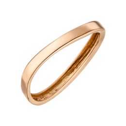 Schmuck Krone Fingerring Ring gebogener Damenring 375 Gold Rotgold Rosegold Rotgoldring Fingerschmuck