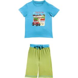 Erwin Müller Erwin Müller Pyjama Kinder-Shorty Single-Jersey gemustert