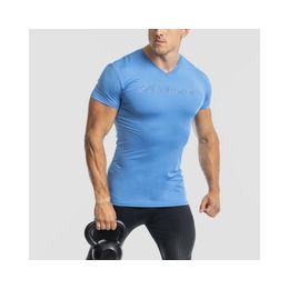 GYM AESTHETICS Funktionsshirt V-Neck Tight-Fit T-Shirt Intensity für Herren V-Ausschnitt