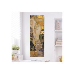Bilderdepot24 Leinwandbild Kunstdruck Gustav Klimt Wasserschlangen gold Bild auf Leinwand XXL