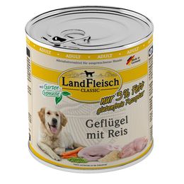 LandFleisch Dog Classic Geflügel mit Reis 6x800g