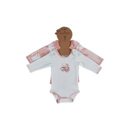 Ecocotton Langarmbody Baby Langarm Body Set ROSA aus 100% Bio Baumwolle (2-teilig) (Set