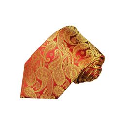 Paul Malone Krawatte Elegante Seidenkrawatte Herren Schlips paisley brokat 100% Seide Schmal (6cm)