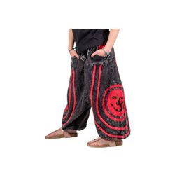 Kunst und Magie Haremshose/Jodhpur-Hose Kunst&Magie Coole Kinder Haremshose Aladin Hose Hippie Stonewashed OM