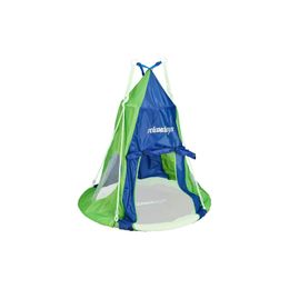 Relaxdays Nestschaukel Zelt für Nestschaukel blau-grün