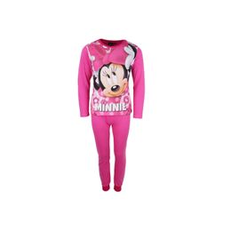 Disney Minnie Mouse Schlafanzug Kinder Pyjama Gr. 98 bis 128