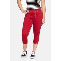 QUEENKEROSIN Caprijeans Betty im 5-Pocket-Design