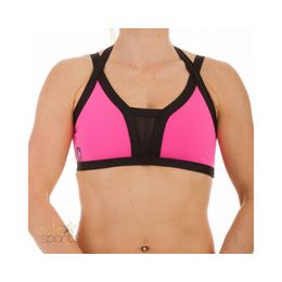 Bad Kitty Trainingstop PoleFit Top Peek A Boo M/L Hot Pink / Schwarz (1-tlg) Pole Dance Bekleidung