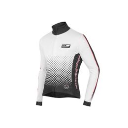prolog cycling wear Funktionsjacke Fahrradjacke Herren "White Jacket Winter" mit Reflex-Elementen
