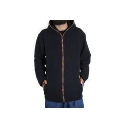 Kunst und Magie Kurzjacke Kunst und Magie Baumwolljacke mit Fleecefutter und Kapuze Hoodie