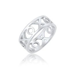 Elli Fingerring XOXOWording Geo Trend Blogger 925 Sterling Silber