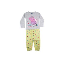 Peppa Pig Schlafanzug Peppa Wutz Mädchen Kinder langarm Pyjama Gr. 92 bis 116
