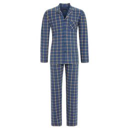 Ringella Schlafanzug Herren Pyjama geknöpft (2 tlg) Baumwolle