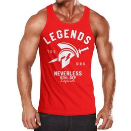 Neverless Tanktop Cooles Herren Tank-Top Gladiator Sparta Gym Athletics Sport Fitness Muskelshirt Muscle Shirt Neverless® mit Print