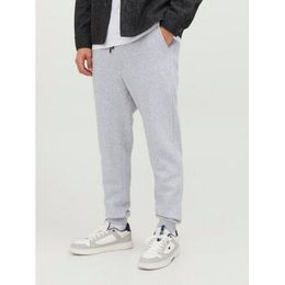 Jack & Jones Jack & Jones Jogginghose Jogging Hose Stoff Basic Jogger JPSTGORDON 6544 in Grau-2