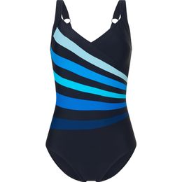 DESIRéE Badeanzug, breite Träger, Streifen, für Damen, blau, 48C