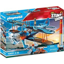 Playmobil® Konstruktions-Spielset Playmobil Air Stuntshow 70831 Doppeldecker Phönix