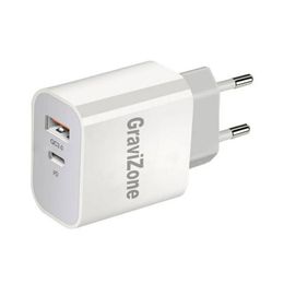 Gravizone Für Apple iPhone Pro Max Ladegerät Netzteil 20W USB-C Power Adapter Smartphone-Ladegerät (nicht zutreffend