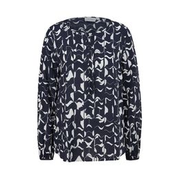 comma, comma casual identity Bluse Damen Gr&ouml;&szlig;e L navy / wei&szlig;