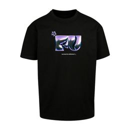 MT Upscale Shirt 'FU' Herren Größe XXL lila / schwarz / weiß