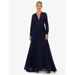 Kraimod Abendkleid Abendkleid mit geschlitzten lange Ärmeln