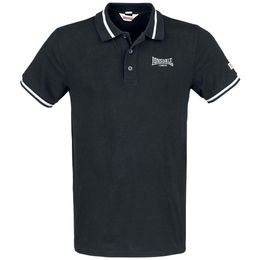 Lonsdale London Causton Poloshirt schwarz in L