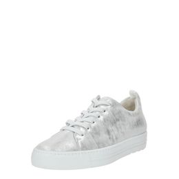 Paul Green Sneaker Damen Größe 39.5/40 silbergrau / weiß