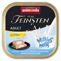 animonda Vom Feinsten Adult mit Milchkern 32x100g mit Huhn & Joghurtkern