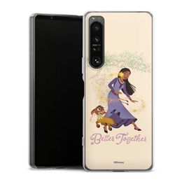 DeinDesign Handyhülle Offizielles Lizenzprodukt Prinzessin Wish Better Together, Sony Xperia 1 IV Silikon Hülle Bumper Case Handy Schutzhülle, weiß
