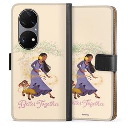 DeinDesign Handyhülle Offizielles Lizenzprodukt Prinzessin Wish Better Together, Huawei P50 Pro Hülle Handy Flip Case Wallet Cover Handytasche Leder