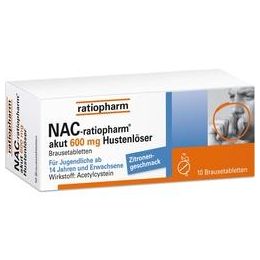 NAC-ratiopharm akut 600 mg Hustenlöser Brausetabl. 10 St