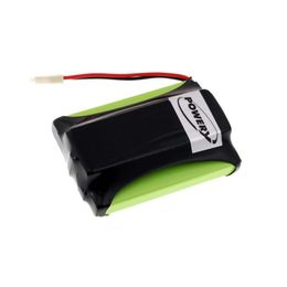 Powery Akku für Panasonic Handheld ZE-79 Akku 650 mAh (3.6 V), schwarz