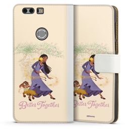 DeinDesign Handyhülle Offizielles Lizenzprodukt Prinzessin Wish Better Together, Huawei Honor 8 Hülle Handy Flip Case Wallet Cover Handytasche Leder