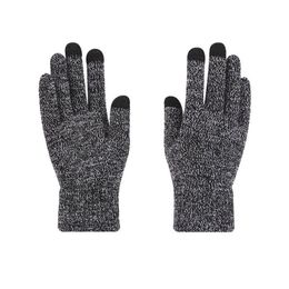FIDDY Strickhandschuhe Strickhandschuhe Winter Handschuhe Herren Damen Touchscreen Winterhandschuhe Flexible und Angenehm Weiche Fingerhandschuhe