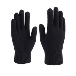 FIDDY Strickhandschuhe Strickhandschuhe Winter Handschuhe Herren Damen Touchscreen Winterhandschuhe Flexible und Angenehm Weiche Fingerhandschuhe