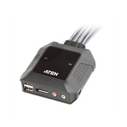 Aten CS22DP 2-Port USB DisplayPort KVM Switch Computer-Adapter
