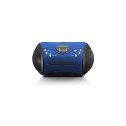 Lenco SCD-24 blau Radiorekorder CD-Player Boombox Stereoanlage tragbar Antenne Radio