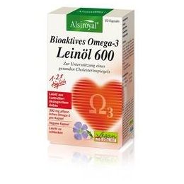 Alsiroyal Bioaktives Omega-3 Leinöl 600 60 St