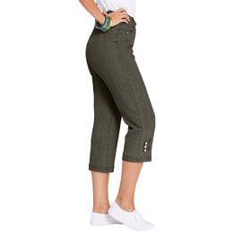 7/8-Jeans Casual Looks Gr. 42, Normalgrößen, grün (khaki) Damen Jeans Ankle 7/8